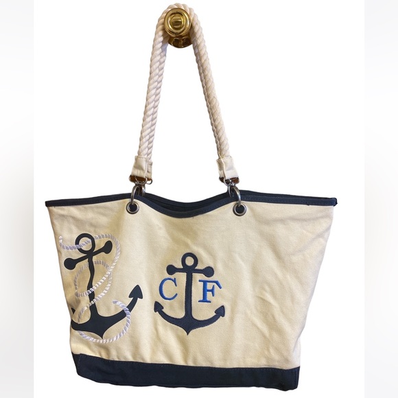 thirty-one | Bags | Canvas Crew By Thirity One Bag For Beach Size L ...